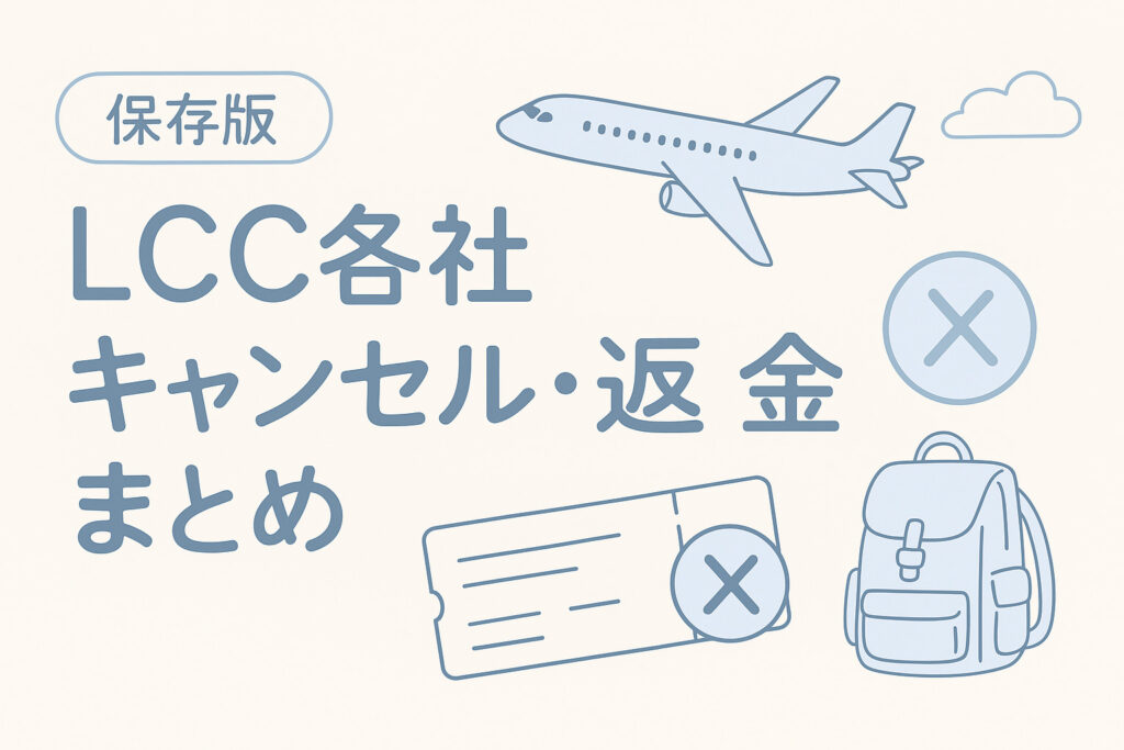 【保存版】LCC各社キャンセル・返金まとめ（エアアジア／セブパシ／スクート／ジェットスター／ピーチ） - 旅、度々